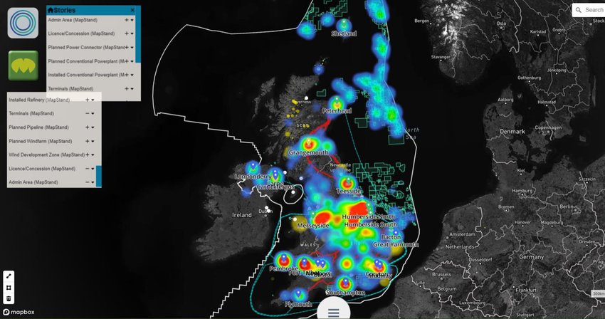 MapStand Datasets - Energy Transition